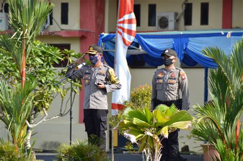 Upacara Kenaikan Pangkat Personil Polres Natuna Periode 01 Juli 2020
