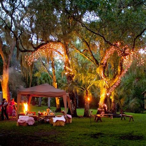 Whimsical Outdoor Cocktail Hour Outdoor Cocktail Backyard