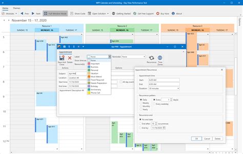 wpf scheduler outlook calendar ui for c and vb devexpress