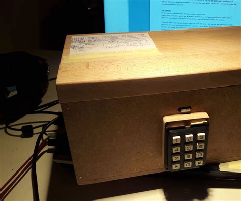 locked box arduino keypad 3x4 servo 3 steps