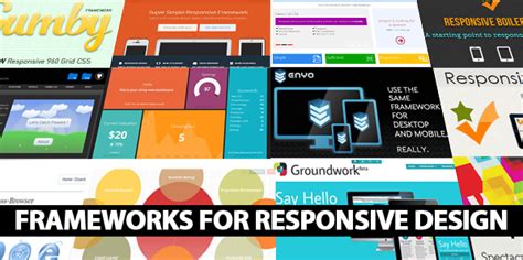 25 useful responsive frameworks for front end design web
