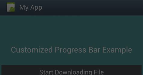 android tutorials for beginners customizing progress bar in android