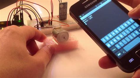 arduino control dc motor via bluetooth youtube