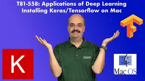installing tensorflow keras and python in mac youtube