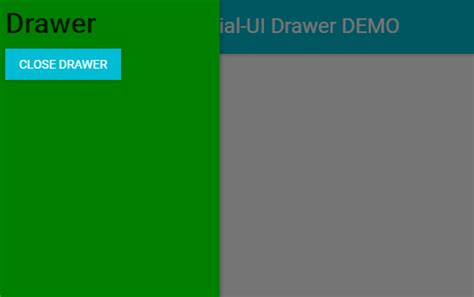 material ui responsive drawer for react reactscript