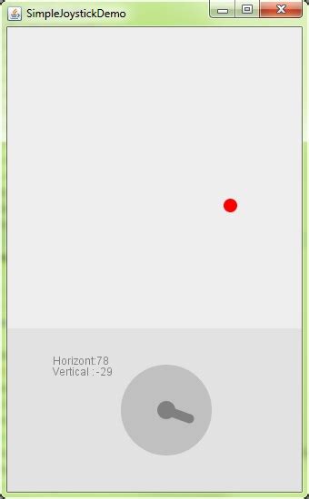 swing java on screen virtual joystick control stack