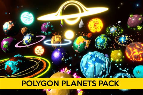 polygon planets pack free download unity asset collection