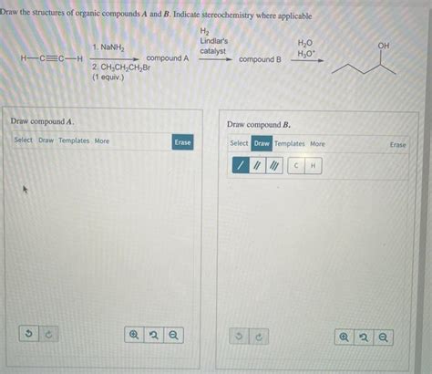 Solved Raw The Structures Of Organic Compounds A And B