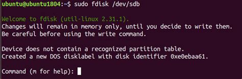 mkfs command in linux with examples geeksforgeeks