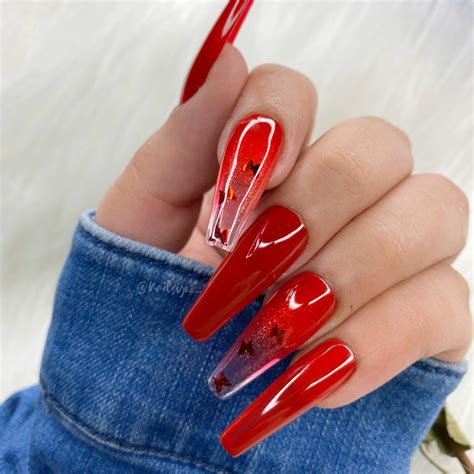 Egotistical Dreams Nailsyo Red Acrylic Nails Best Acrylic Nails