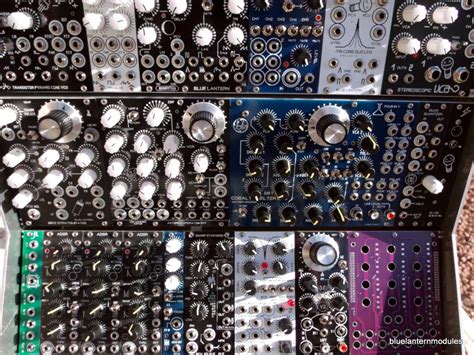 Matrixsynth Blue Lantern Modules 9u Analog Modular Synthesizer System