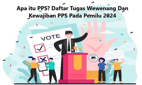 Apa Itu Pps Daftar Tugas Wewenang Dan Kewajiban Pps Pada Pemilu 2024