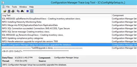 henk s blog check the database before doing a configmgr 2012 r2 sp1