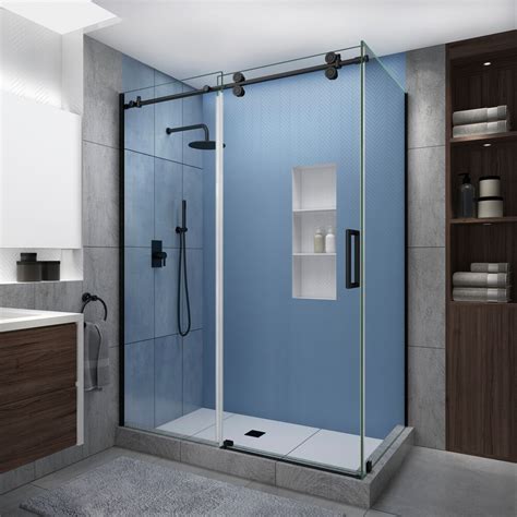 Aston Langham Xl 68 72 X 32 X 80 Frameless Sliding Shower Enclosure