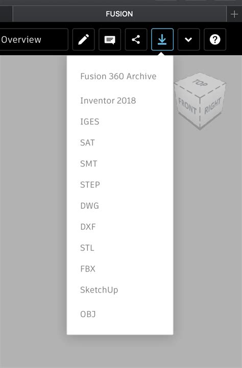 solved need more file formats for export from fusion 360