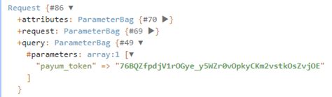php how to access request attributes and parameters on symfony