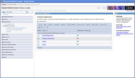 configure the websphere application server