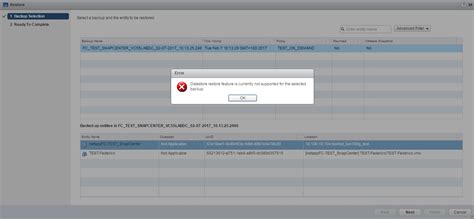 solved restore datastore vsc snapcenter netapp community