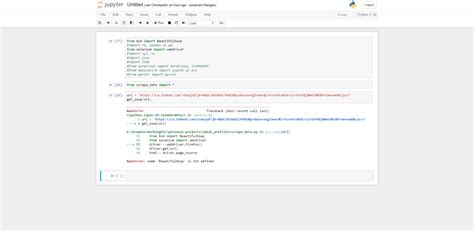 beautifulsoup how to make sure imported module works when importing