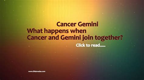 Gemini And Cancer Compatibility For Love Friendship Sex Lifeinvedas