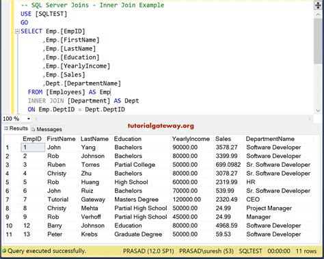 sql joins