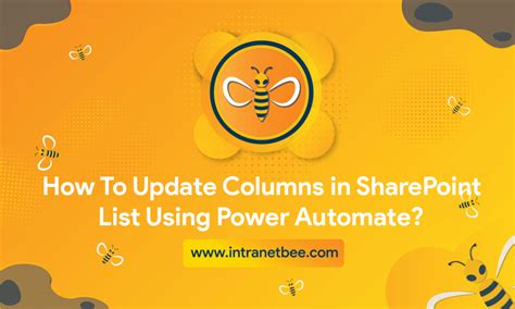 how to update columns in sharepoint list using power automate