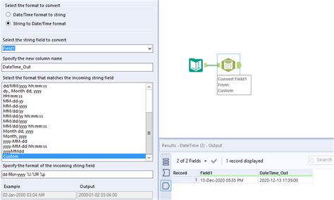 solved string to datetime conversion alteryx community