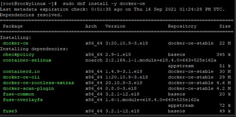 how to install docker on rocky linux 8