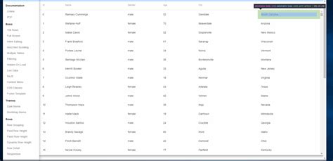 scaling fullscreen table leads to empty space at the end of the table