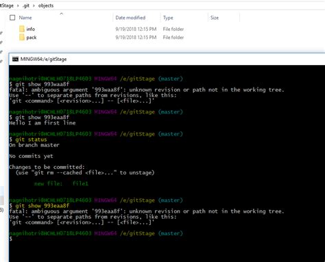 how git status works and where does it refer to show the