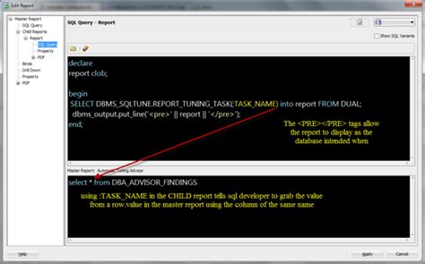 viewing automatic sql tuning advisor tasks in oracle sql