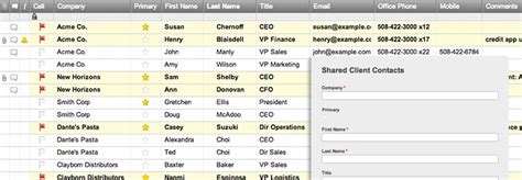 client contact list template smartsheet