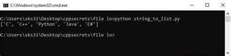 python program to convert comma delimited string to list python