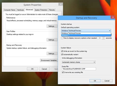 how to restore missing dual boot menu in latest windows 10 build