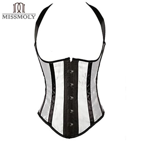 Miss Moly Women Waist Cincher Corsets And Bustier Top Halter Corset