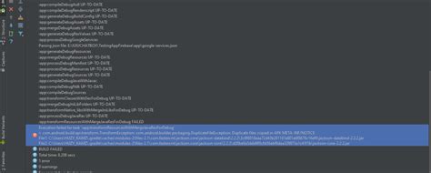 java duplicate files copied in apk meta inf notice error