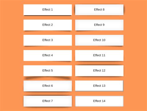 css text drop shadow examples process