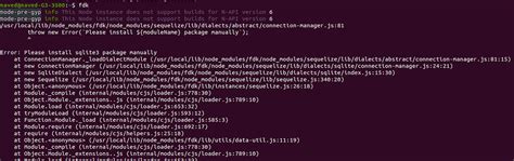 freshworks sdk fdk not getting installed throwing sqlite3 manual
