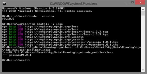 installing node js on windows 8 view from the potting shed