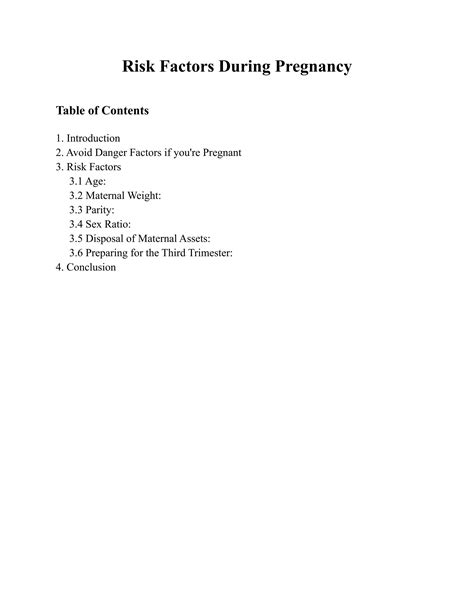 Risk Factors During Pregnancy By Benecarehospital Issuu