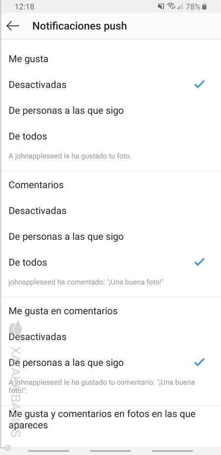Instagram Cómo Activar Desactivar Y Bloquear Las Notificaciones