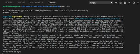 deploy node js with postgresql to heroku using add ons
