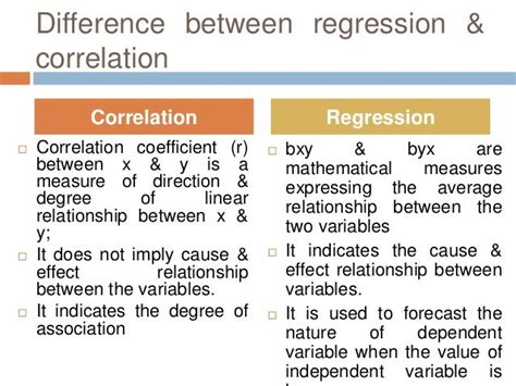 correlation vs regression statistics math research methods data science