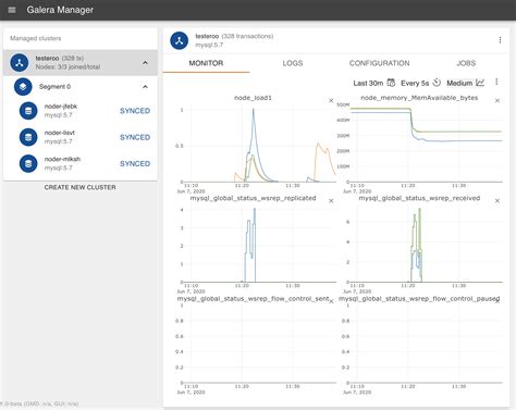 monitoring a cluster with galera manager — galera cluster documentation