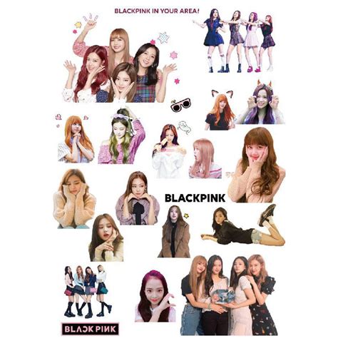 Blackpink Sticker Not Repeat Waterproof Skateboard Kpop Stickers Lisa