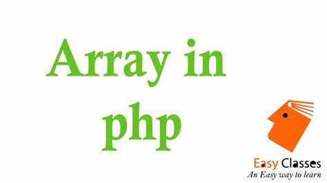 php tutorial array in php youtube
