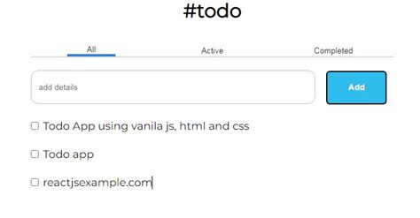 todo app using vanila js html and css laptrinhx
