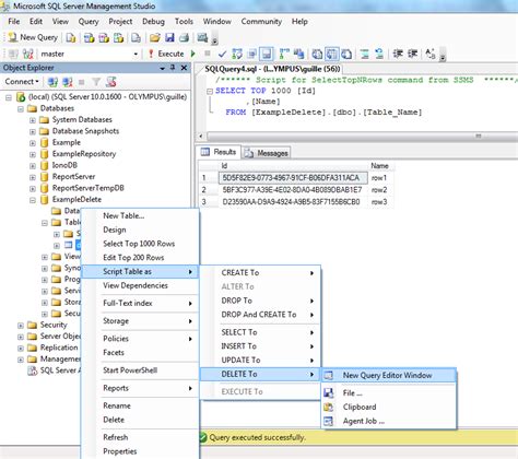 Sql Delete All The Records Stack Overflow