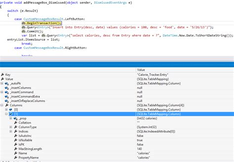 c sqlite table columns aren t showing up stack overflow