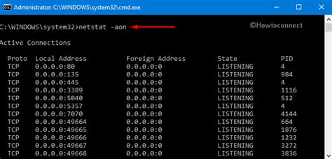 how to check open ports in windows 11 or 10 using cmd